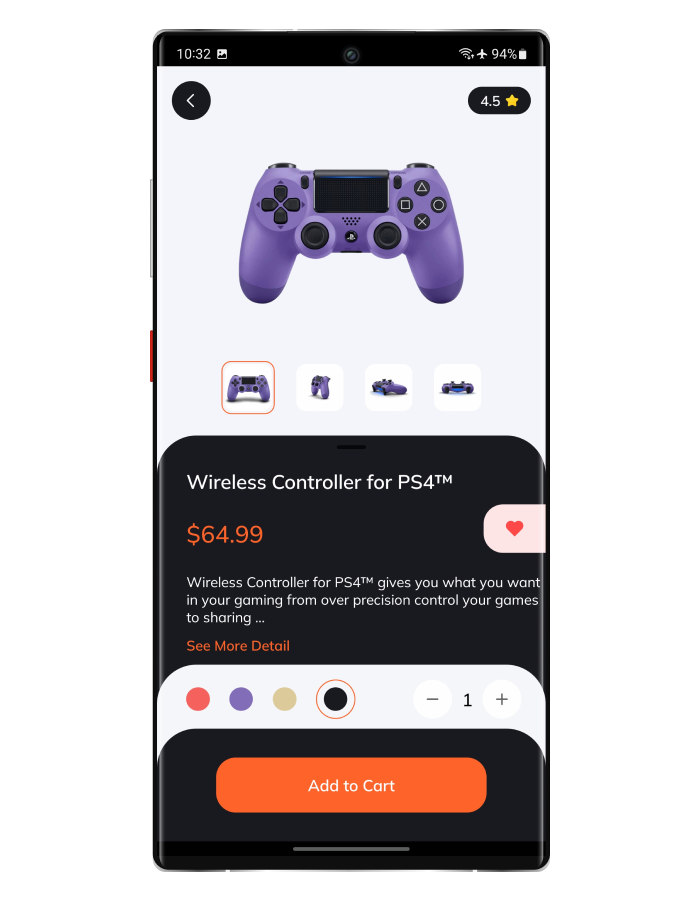 ElevateX - Minimal UI Kit for E-commerce React Native CLI by appxcellence